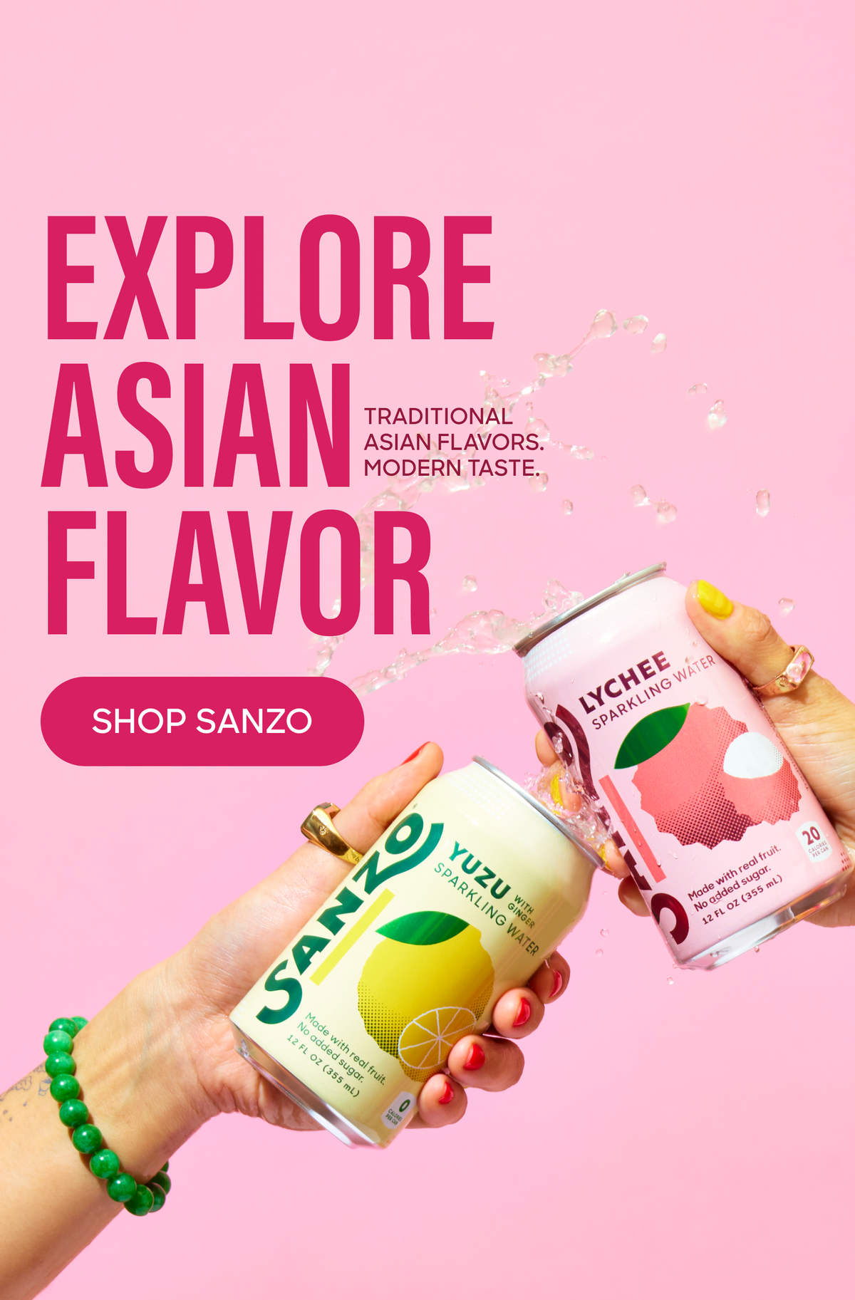 Sanzo: Sparkling Water | Asian-Inspired Flavors
